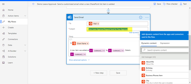 How To Send A Customized Email When A New Sharepoint List Item Is Added